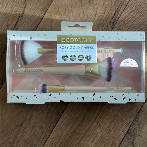 ecotools | Makeup | Ecotools Rosy Gold Cheeks Brush Set | Poshmark